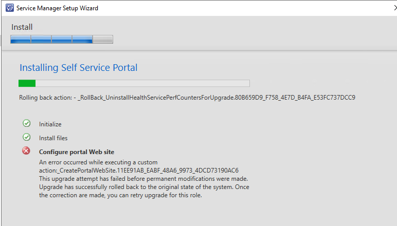 System Center Operations Manager Scom 2019 Installation Error Microsoft Qanda