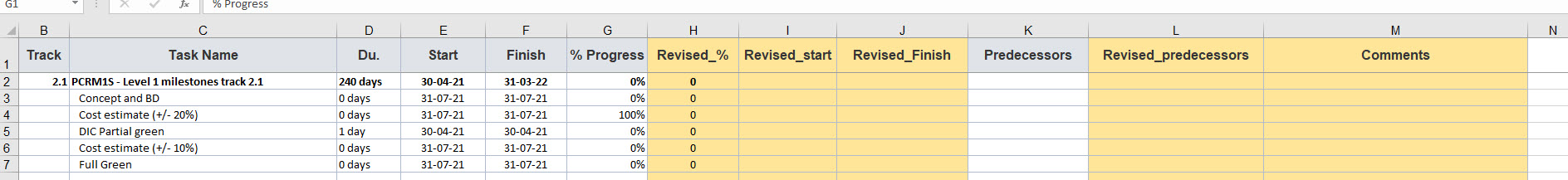 I Would Need A Vba Routine To To Update Fields In A Ms Project File