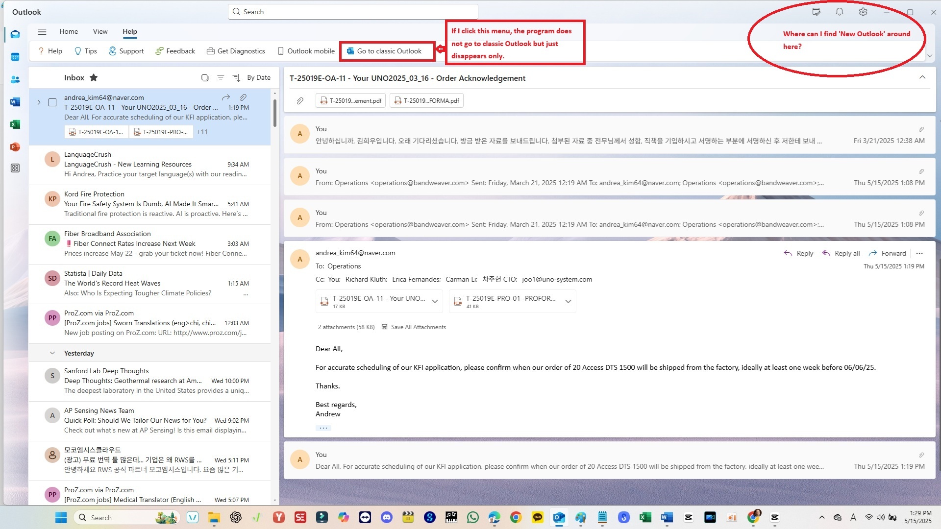 Old Version Outlook - Microsoft Q&A