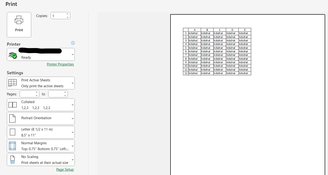 why are some but not all grid lines printing on my excel spread sheet ...