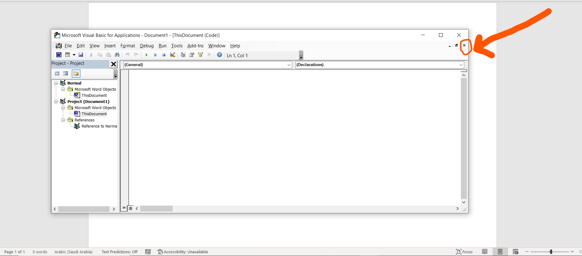 How to restore the modules and macros in Microsoft Word? - Microsoft Q&A