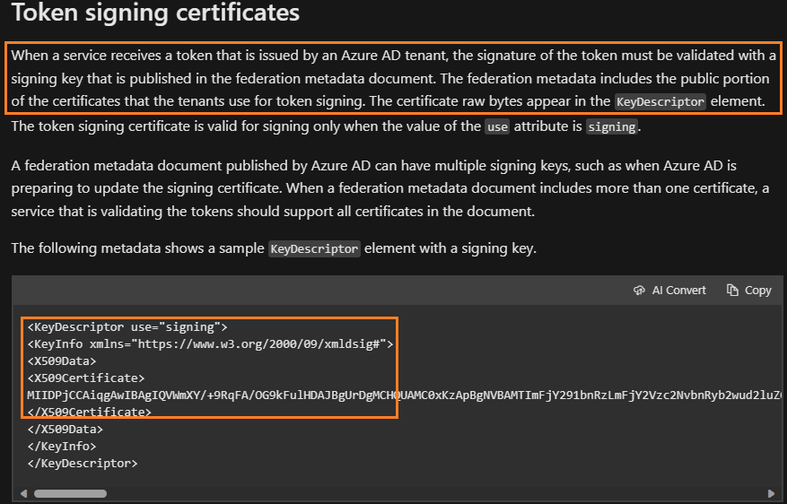 How to find external Tenant SAML Signing certificate in Azure AD ... How to find external Tenant SAML Signing certificate in Azure AD ...