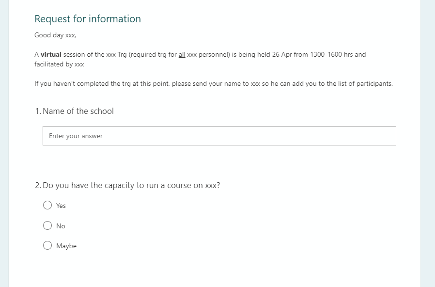 Microsoft Forms - font editing question - Microsoft Q&A