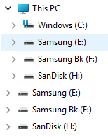 How to remove duplicate drive letters from explorer - Microsoft Q&A