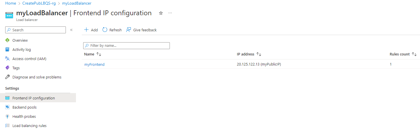 Unable to access IIS behind Basic Load Balancer - Microsoft Q&A
