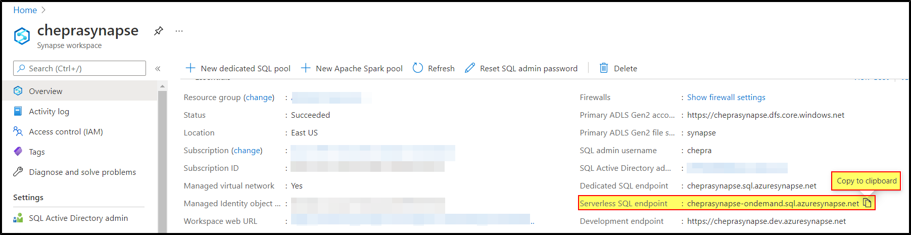 How Can I Access A Table Of Spark Databse When Creating A New Dataset In Powerbi From Azure 