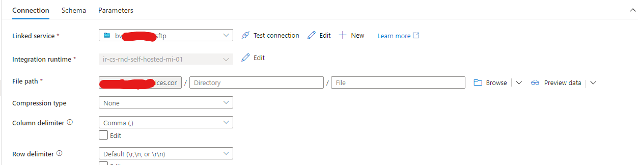Error copying to SFTP sub folder uisng Azure copy activity - Microsoft Q&A