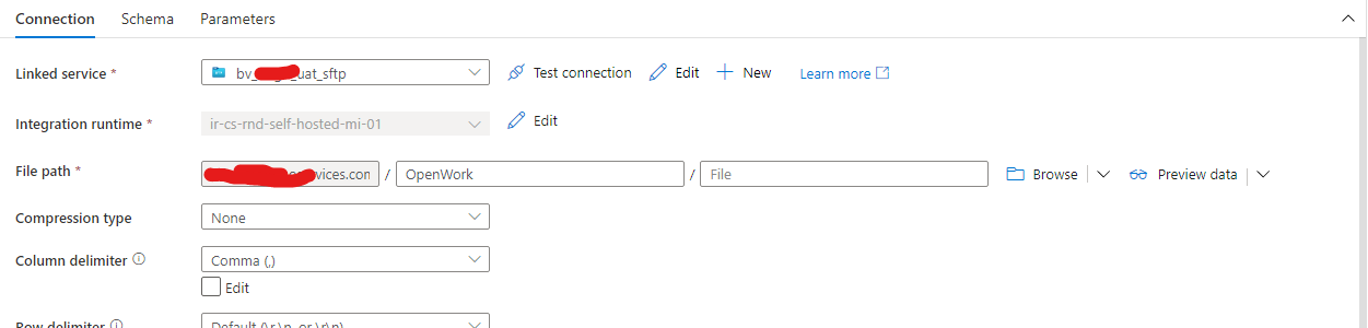 Error Copying To Sftp Sub Folder Uisng Azure Copy Activity Microsoft Qanda