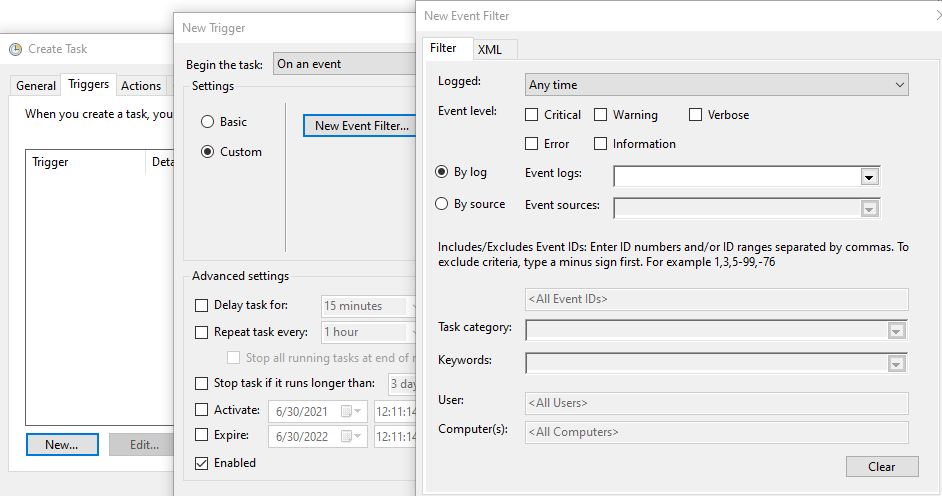 How do i attach a task for this specific event? - Microsoft Q&A