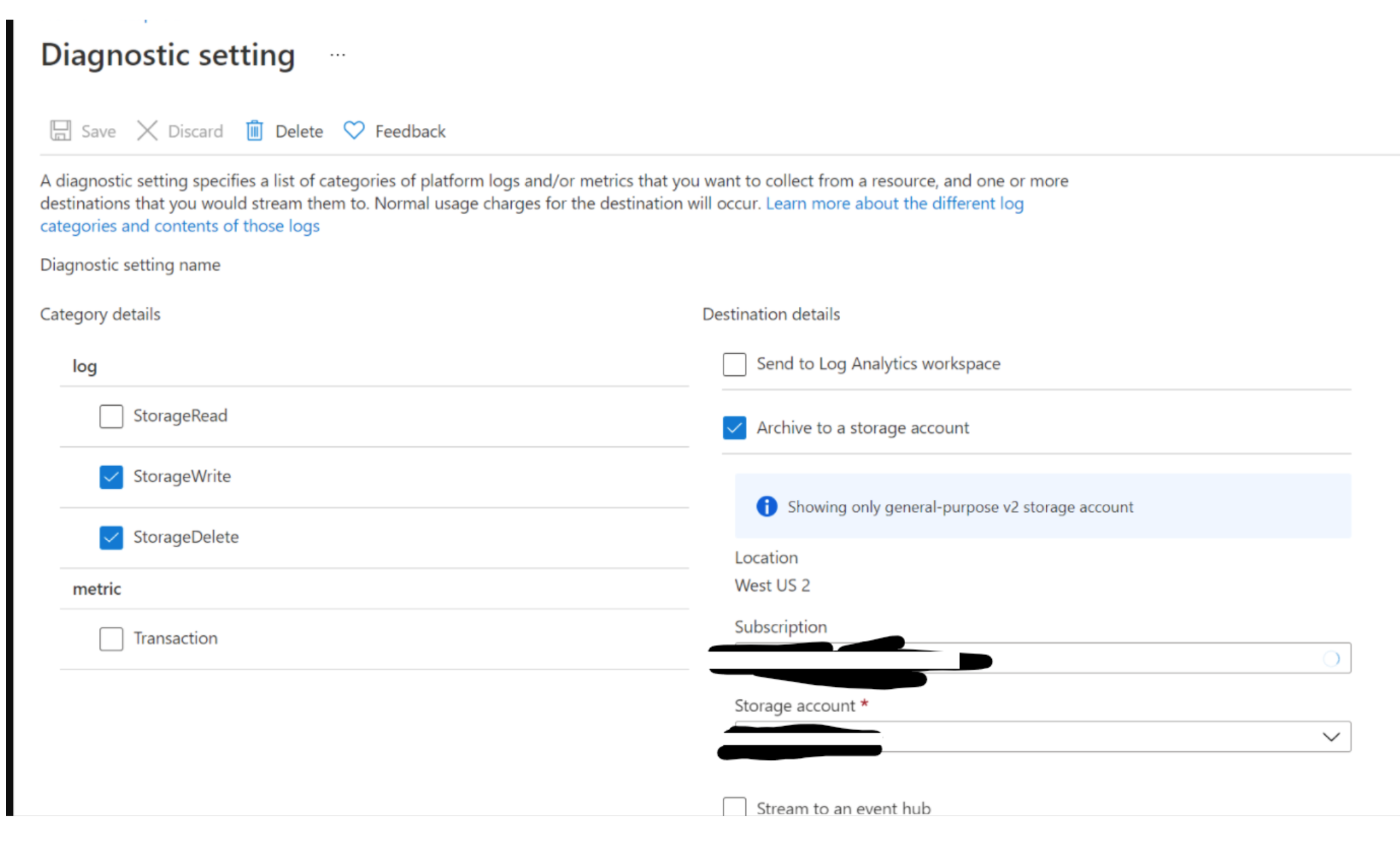 Monitoring Azure Blob Storage Archive Logs To Storage How To Find Logs Written For Blob 3646