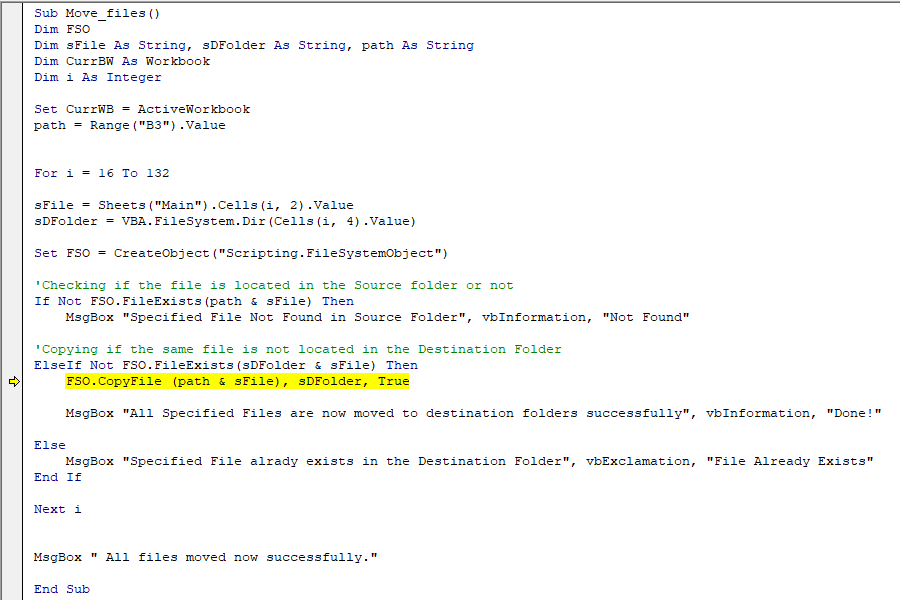 Vba Code Issue For Transfer Of Multiple Types Of Files Microsoft Qanda 9628