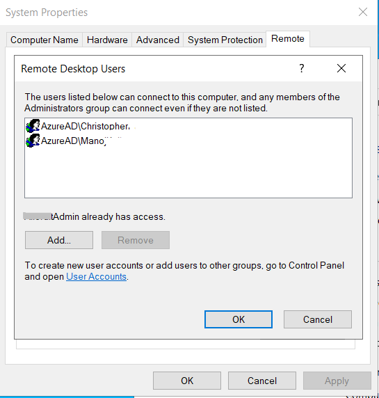 Can't login with AzureAD Virtual User role - Microsoft Q&A