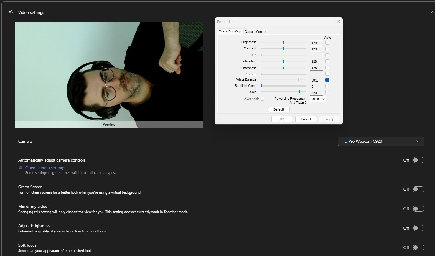 Teams is rotating my camera 90 degrees - Microsoft Q&A