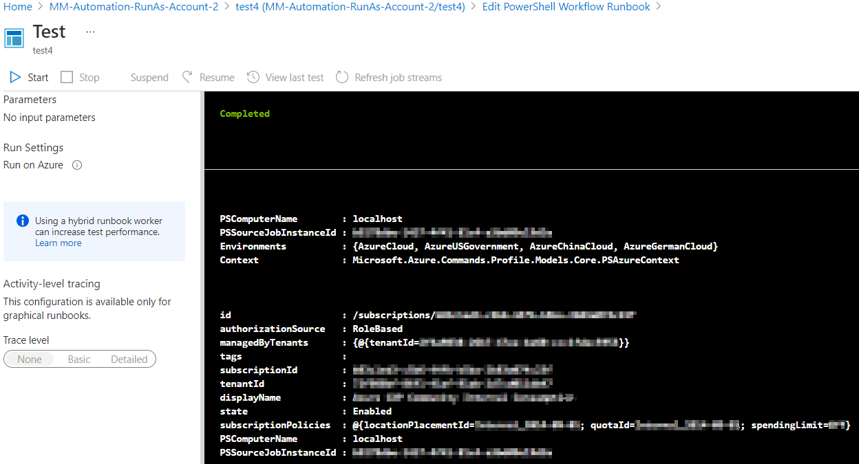 how to transfer powershell runbook to powershell workflow runbook in azure automation ...