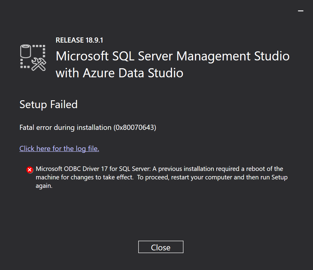 Updating SQL Server Management Studio - Microsoft Q&A Updating SQL Server Management Studio - Microsoft Q&A