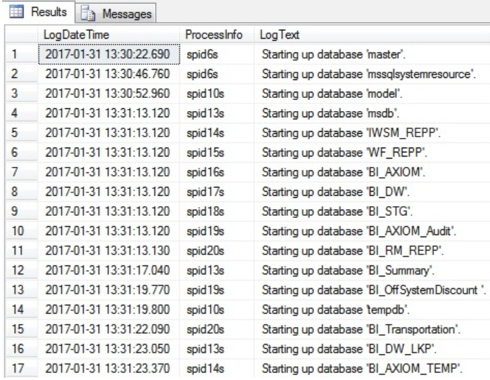 SQL Startup - Microsoft Q&A