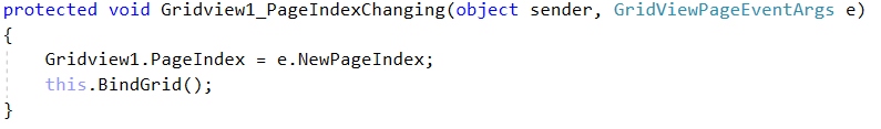 Sorting and Paging not works in GridView - Microsoft Q&A Sorting and Paging not works in GridView - Microsoft Q&A