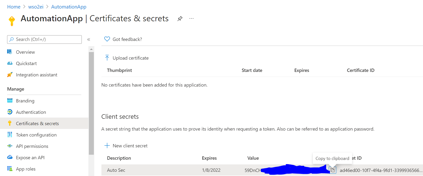 Invalid client secret is provided. while works with outlookmail API in ... Invalid client secret is provided. while works with outlookmail API in ...