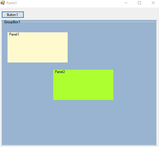 Position a panel inside Groupbox - Microsoft Q&A