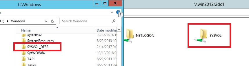 Cant Access Netlogon Folder On A Domain Controller That Has Dfsr Microsoft Qanda