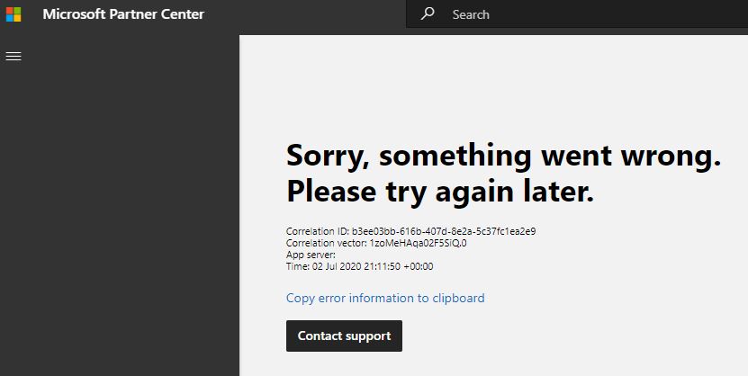 I can't complete the payment process for a developer accunt ...