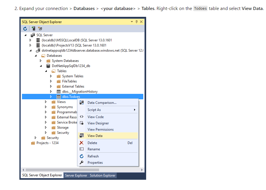 Problems With Detecting Database Tables Microsoft Qanda