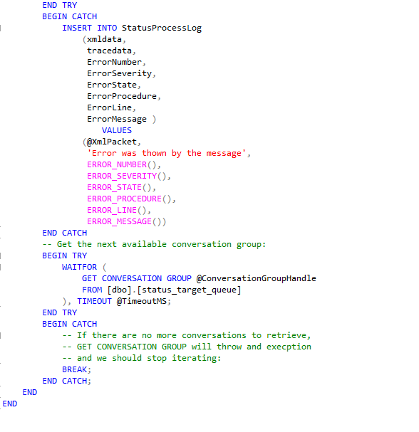 Service Broker msg does not reach target queue sometimes - Microsoft Q&A
