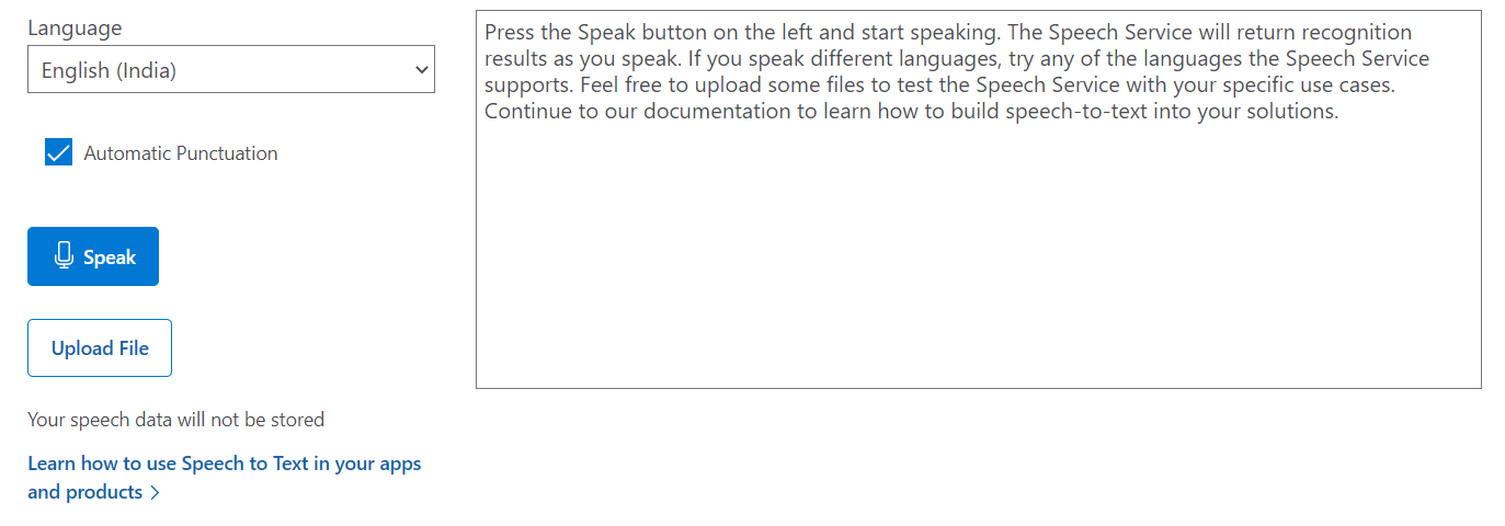 Do we have any pre build SDK Image for microsoft speech to text or ...