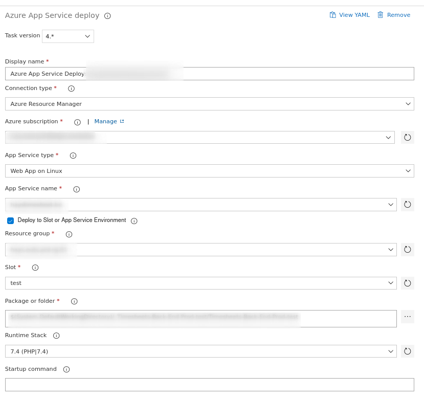 Azure Devops Pipeline Fails To Deploy To Linux Web App Microsoft Qanda