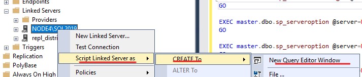 Migrate Linked server from one server to another server with same ...