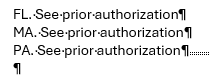 Indexing issue with only one two letter abbreviation, "PA" - Microsoft Q&A