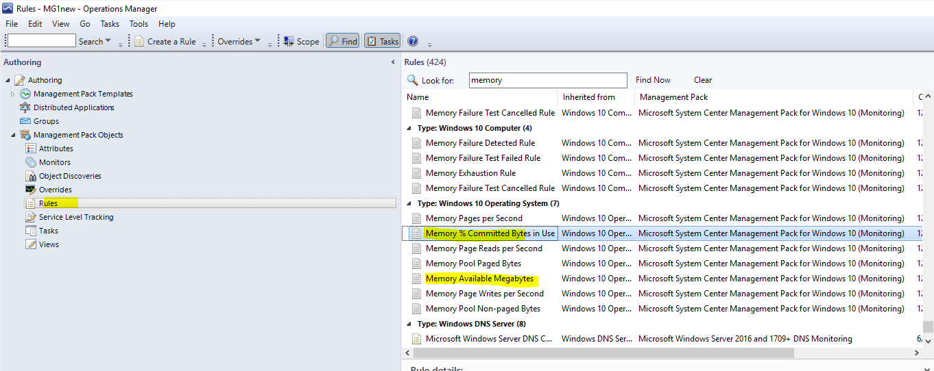 SCOM Windows 10 workstations not able to get memory usage in reports ...