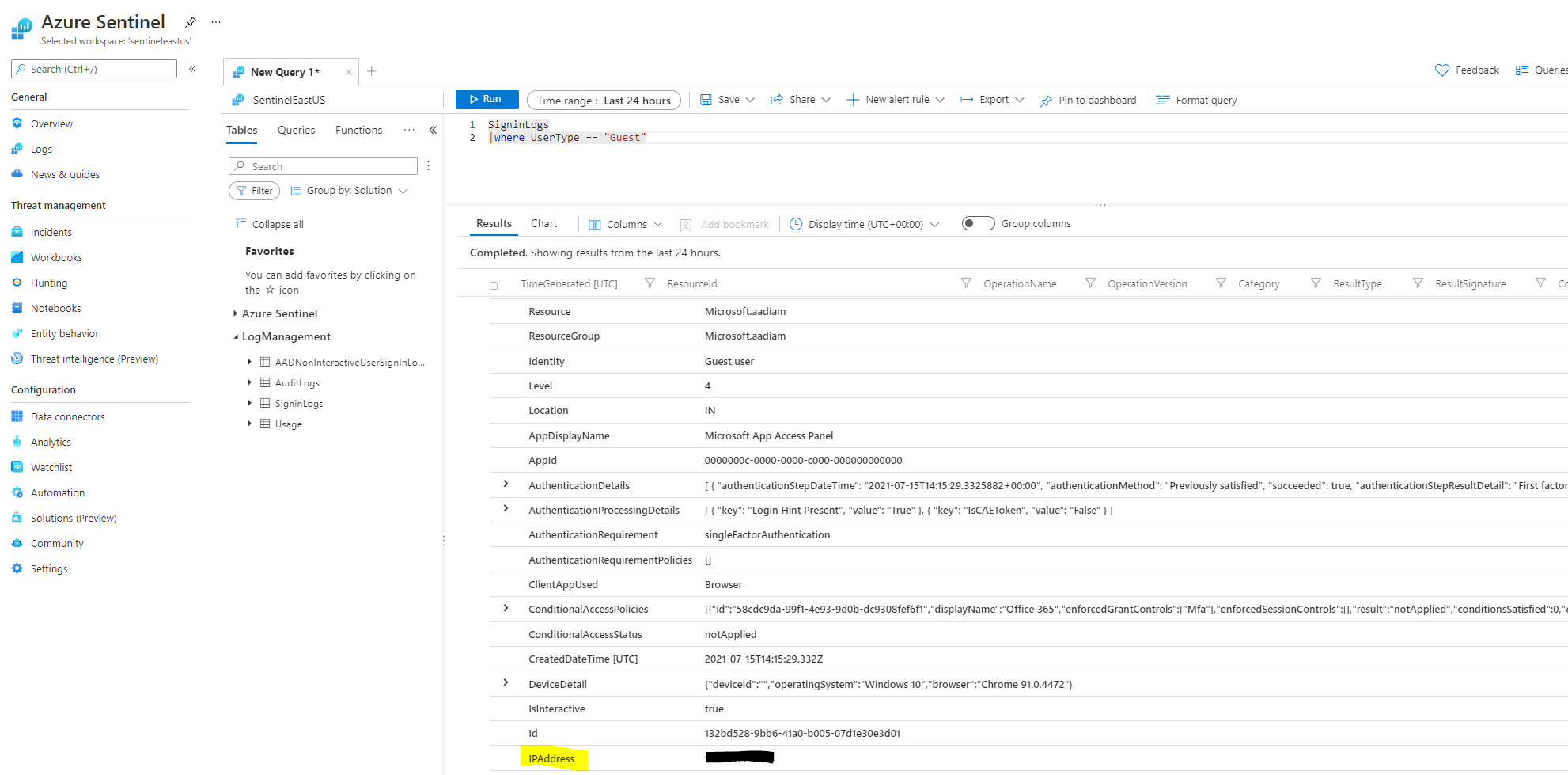 Monitor Guest User Activities using Sentinel - Microsoft Q&A