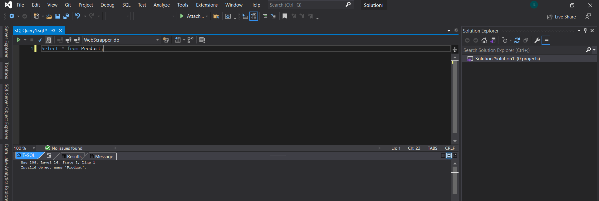Problems With Detecting Database Tables Microsoft Qanda