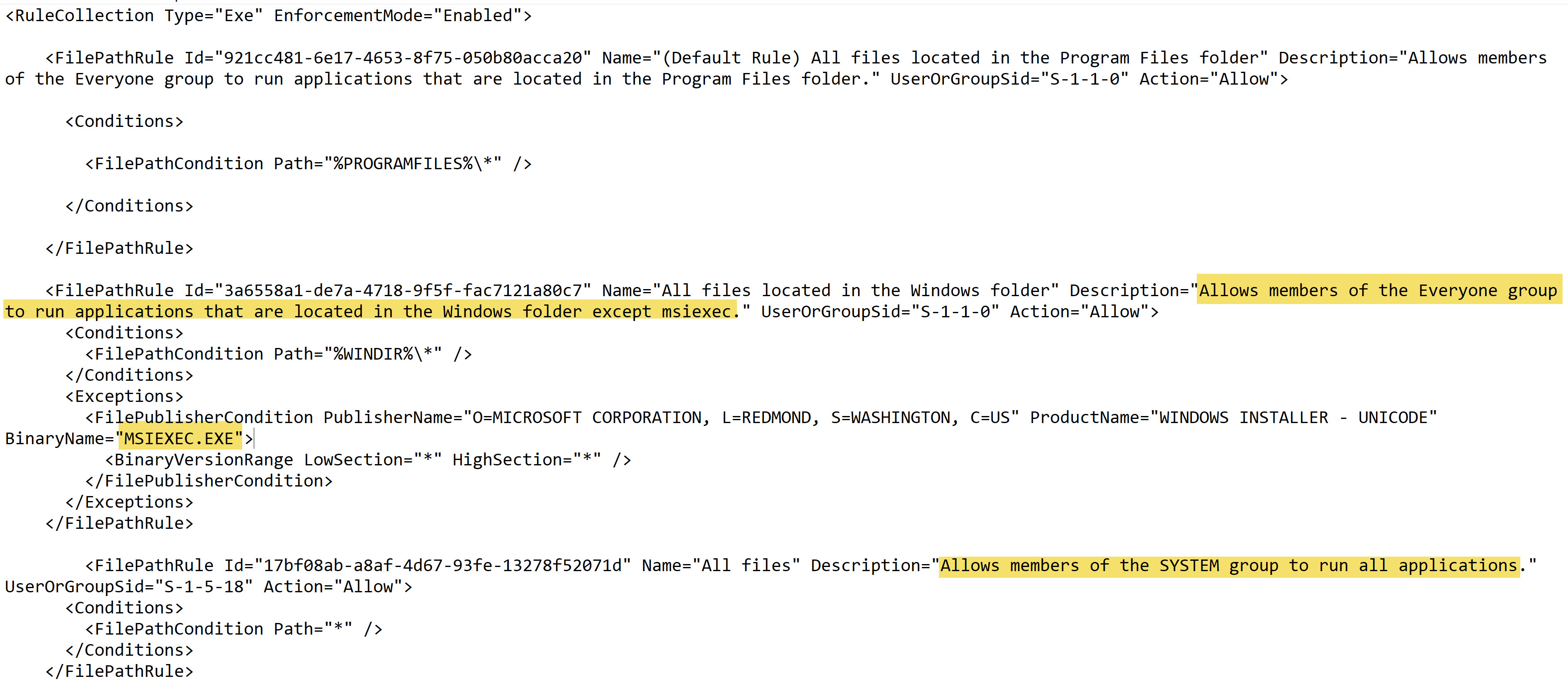 Whitelist set of application through Intune on Windows 10 and MAC ...
