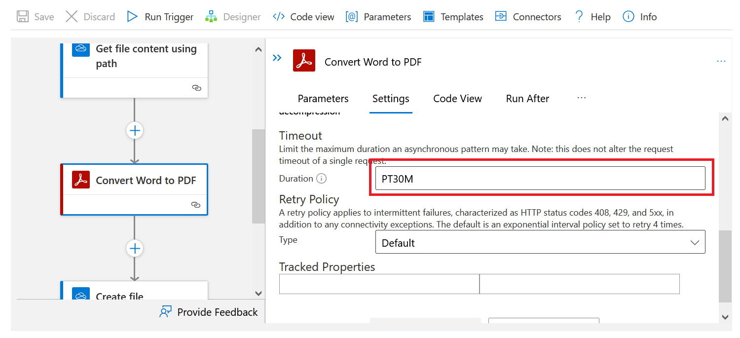 Time out Issue - using the Adobe PDF Services connector in Power ...