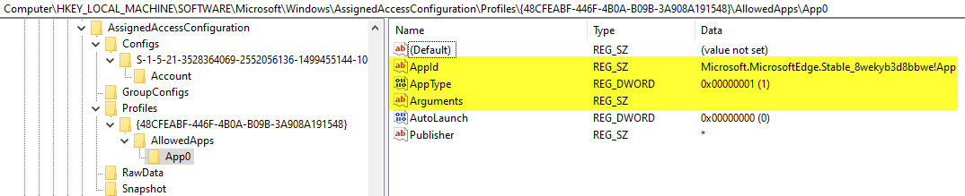 Edge Chromium support for Kiosk Mode with Powershell Commandlet Set-AssignedAccess? - Microsoft Q&A