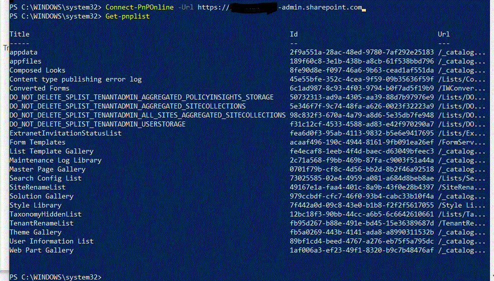 Get Pnp Powershell To Connect To My Sharepoint Online Tenant Microsoft Qanda 7599