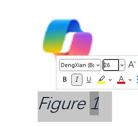 How do you increase the length of inserted caption for a figure ...