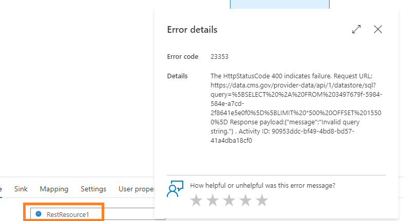 Azure Data Factory2s Pagination Rule For Rest Api Microsoft Qanda 8077