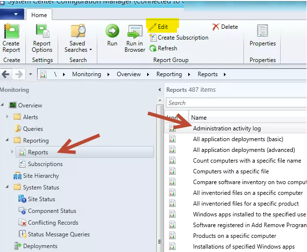 Report on software installed by period in Configuration Manager (2103 ...