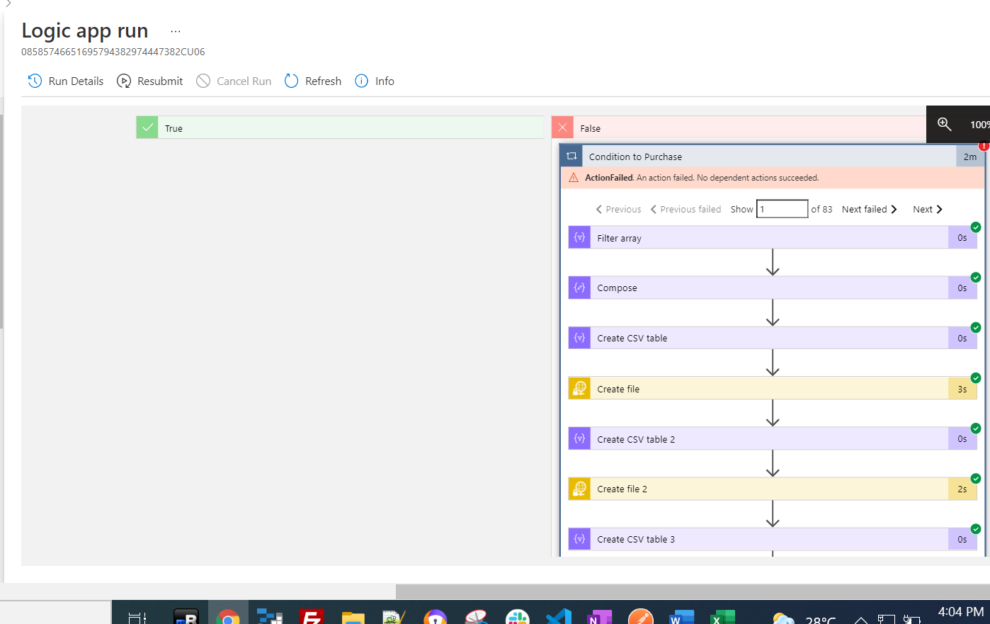 Azure LogicApp does what it has to do(logic works), but foreach fails ... Azure LogicApp does what it has to do(logic works), but foreach fails ...