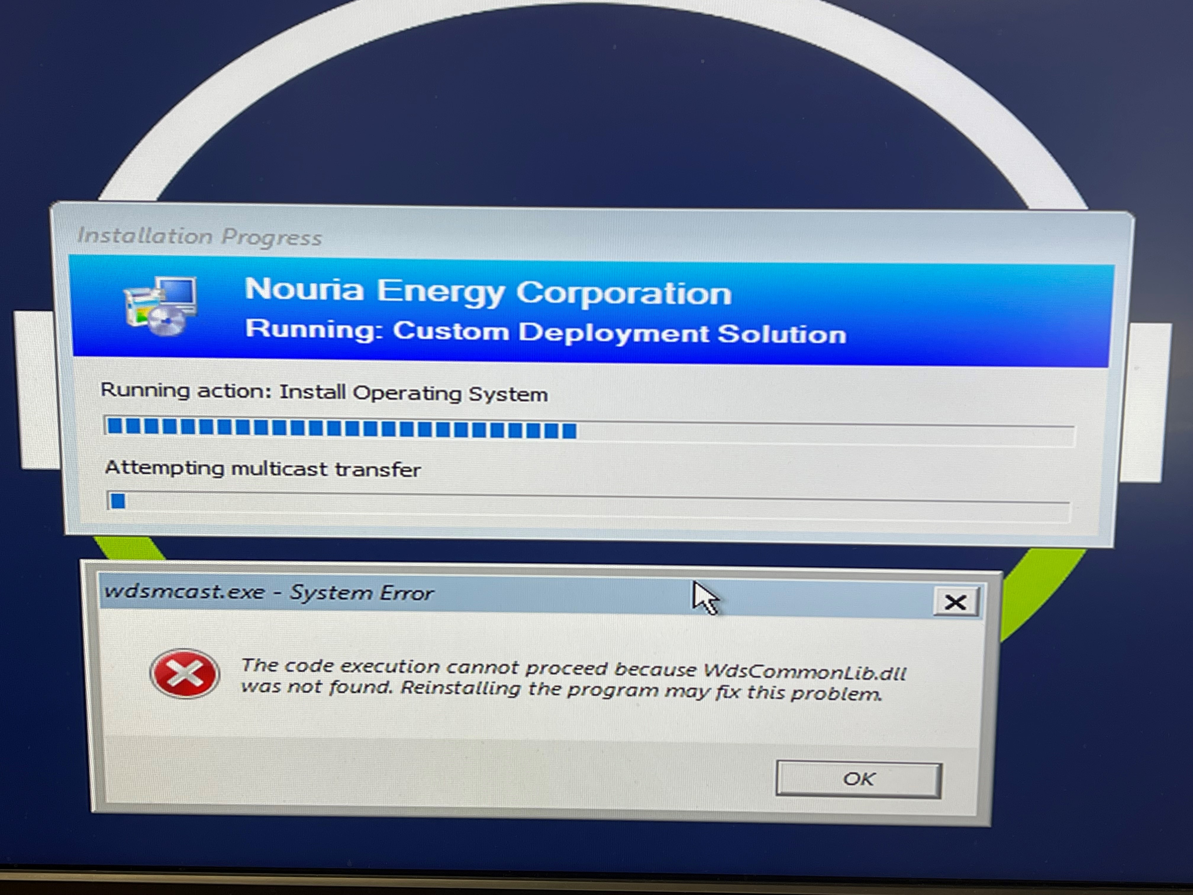MultiCast Error - Microsoft Q&A