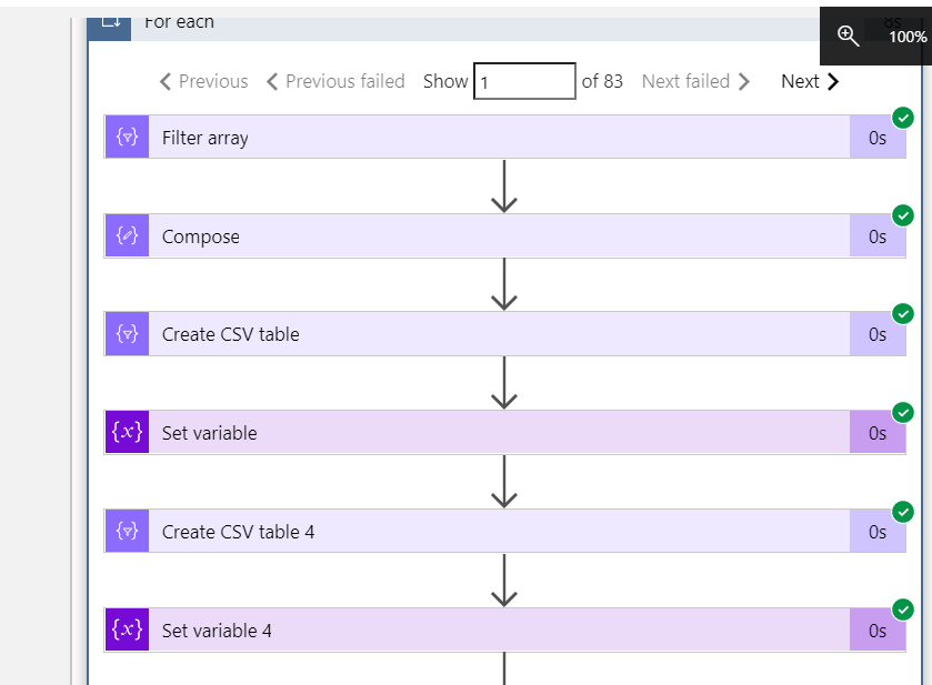 Azure Logicapp Does What It Has To Dologic Works But Foreach Fails