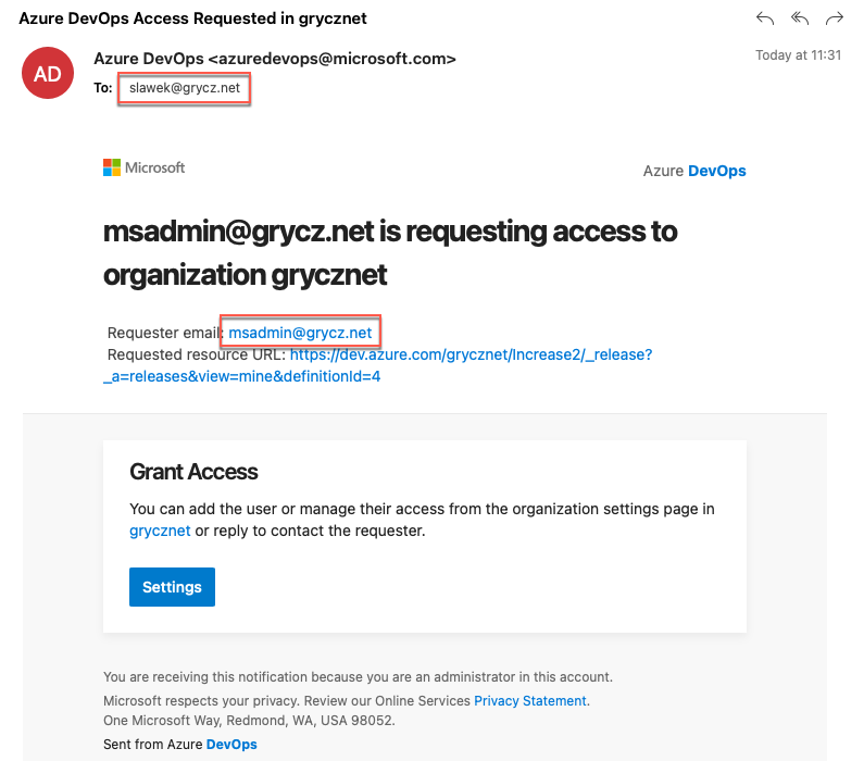 Error 500 on Azure DevOps sign in - Microsoft Q&A