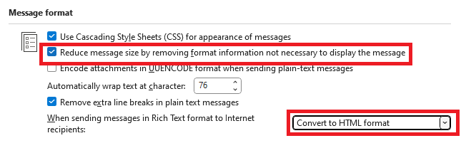 Why is my Outlook email getting truncated? Is there any limit on size of email being sent ...