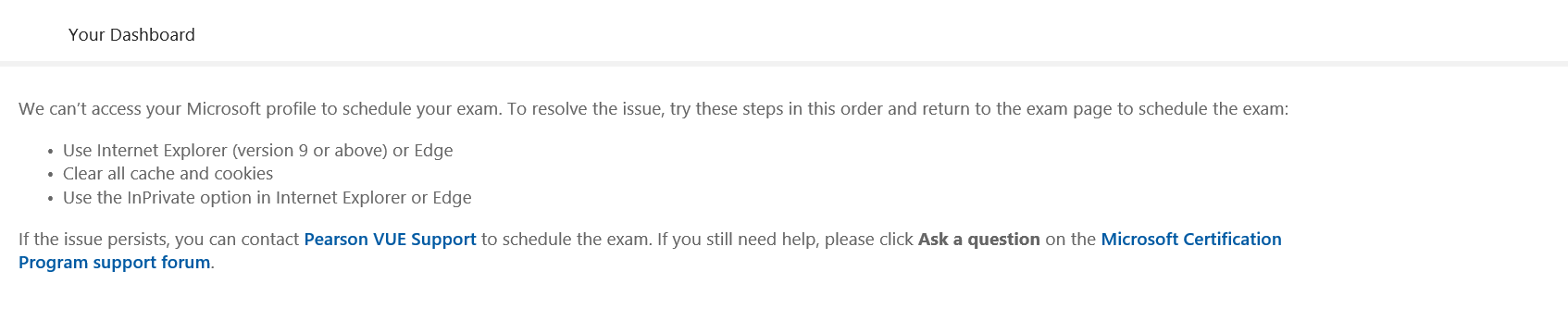Why I am having problem with registartion to azure exam? - Microsoft Q&A