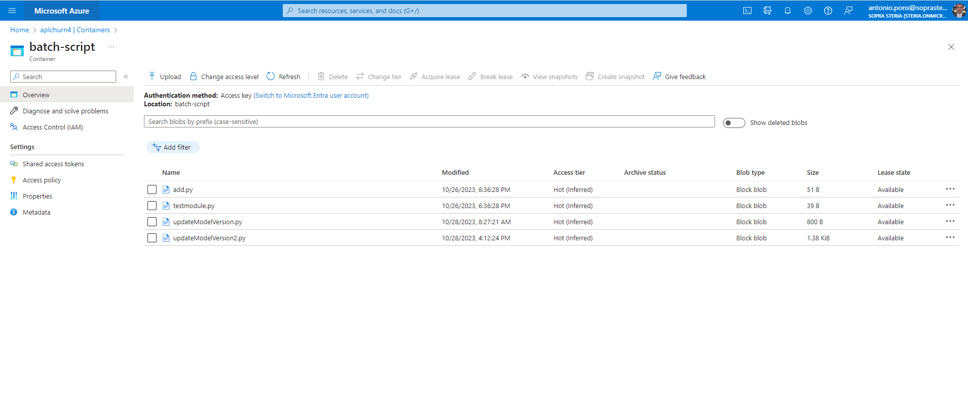 Update Machine Learning models by using Data Factory - Microsoft Q&A