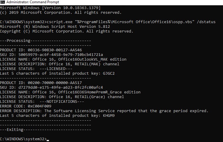 Outlook 2016 asking for activation key after uninstalling SfB 16 ...
