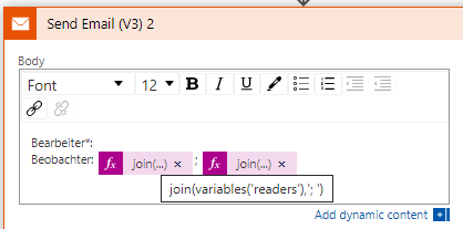 Alphabetical sorting of two array variables with content from document library columns in SPO ...